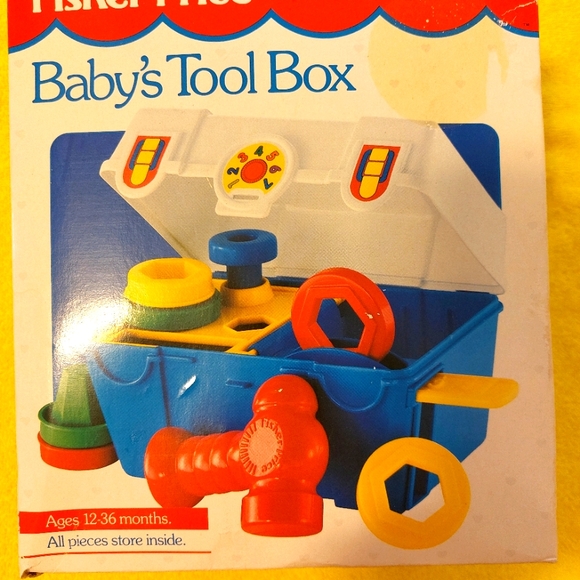 Fisher-Price | Toys | Fisher Price Babys Tool Box Vintage 991 | Poshmark